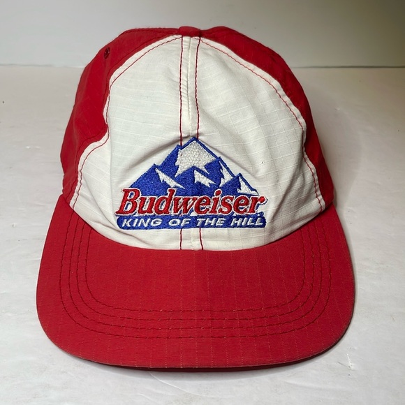 Budweiser | Accessories | Vintage Budweiser Beer Trucker Hat Cap Snap ...
